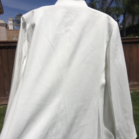Dresses | John Meyer Collection All White Dress Jacket Set | Poshmark